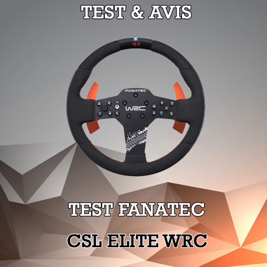 Test du CSL Elite WRC de Fanatec- Cockpit Gaming